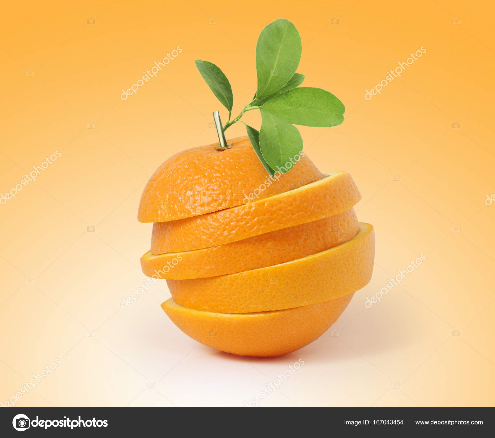 Fruit Orange Leaves Isolated Stock Photo by ©aeydenphumi 167043454