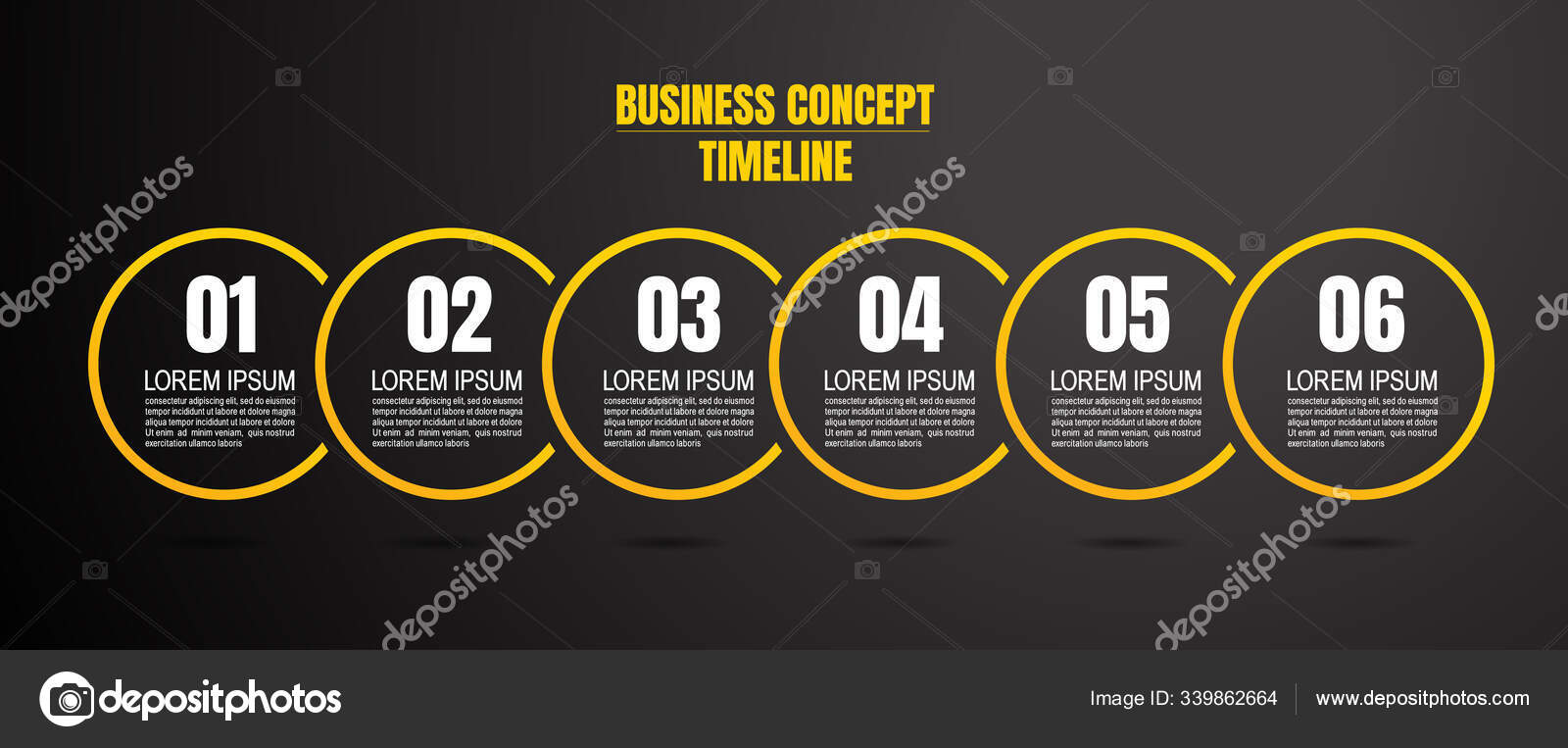 Infographic Business Data Process Chart Design Template Presentation ...