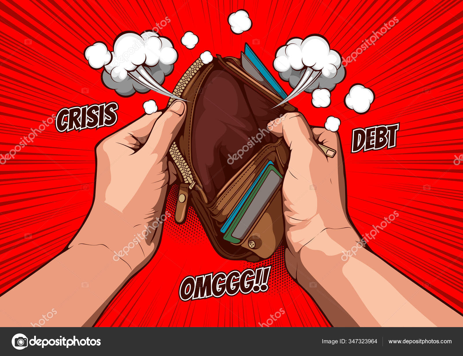 Lege Portemonnee Geanimeerd Cartoon Portemonnee Png | PNGEgg