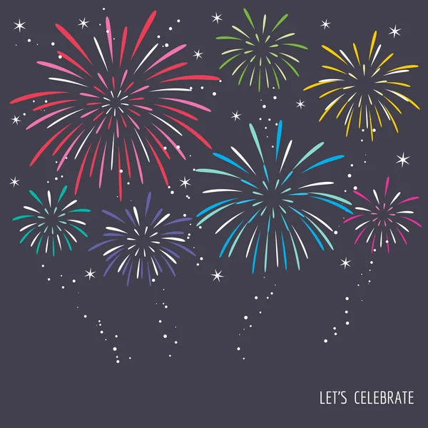 Fireworks background Stock Vector Image by ©sapannpix #60714073