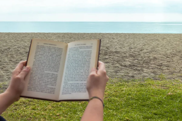 Reading book beach Stock Photos, Royalty Free Reading book beach Images ...