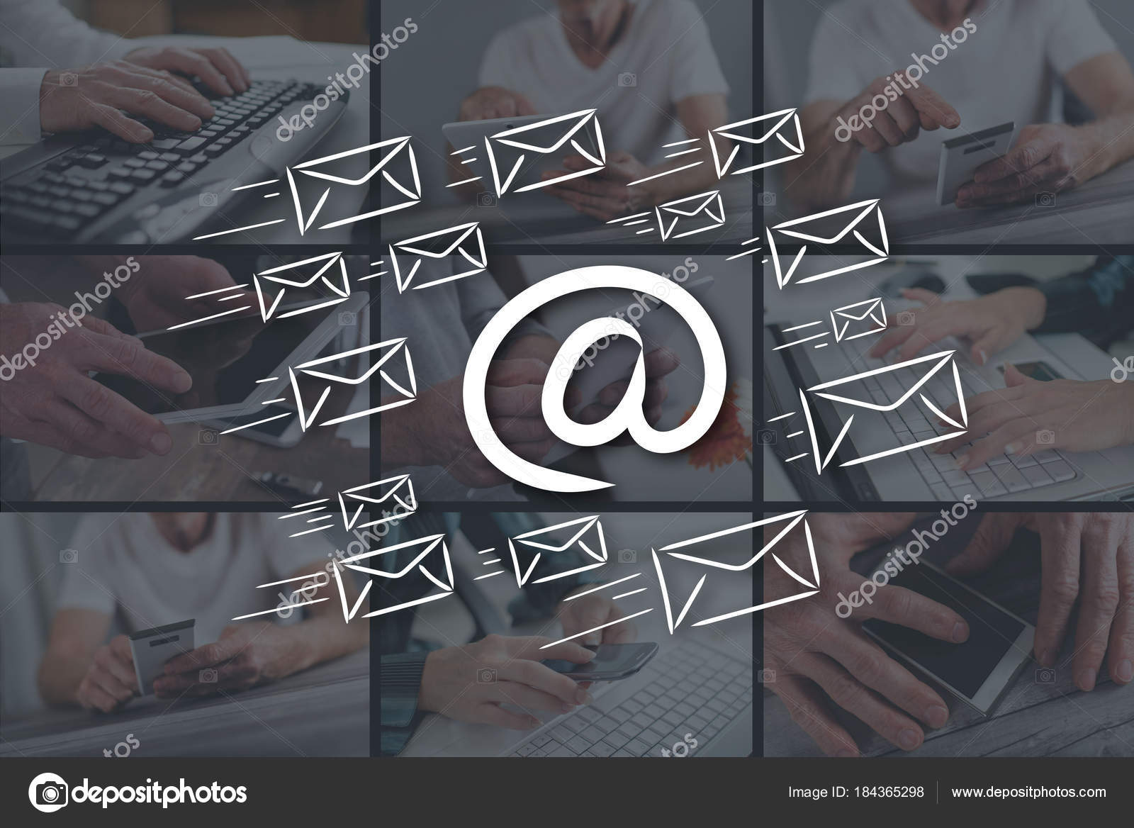 Concept of email — Stock Photo © thodonal #184365298