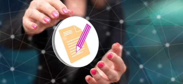 Document Concept Hands Woman Background Stock Photo by ©thodonal 231650404