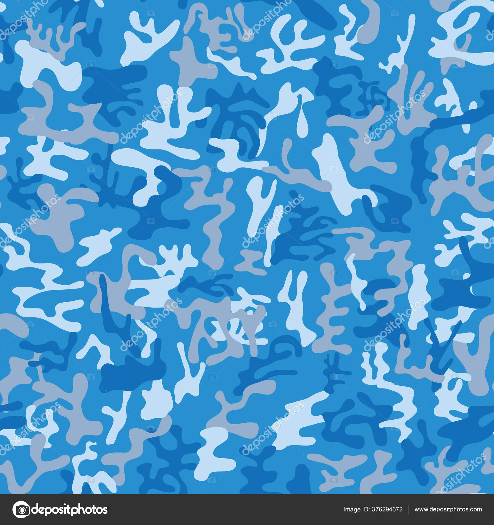 Seamless Military Camouflage Pattern Background Marines Pilots Vector ...