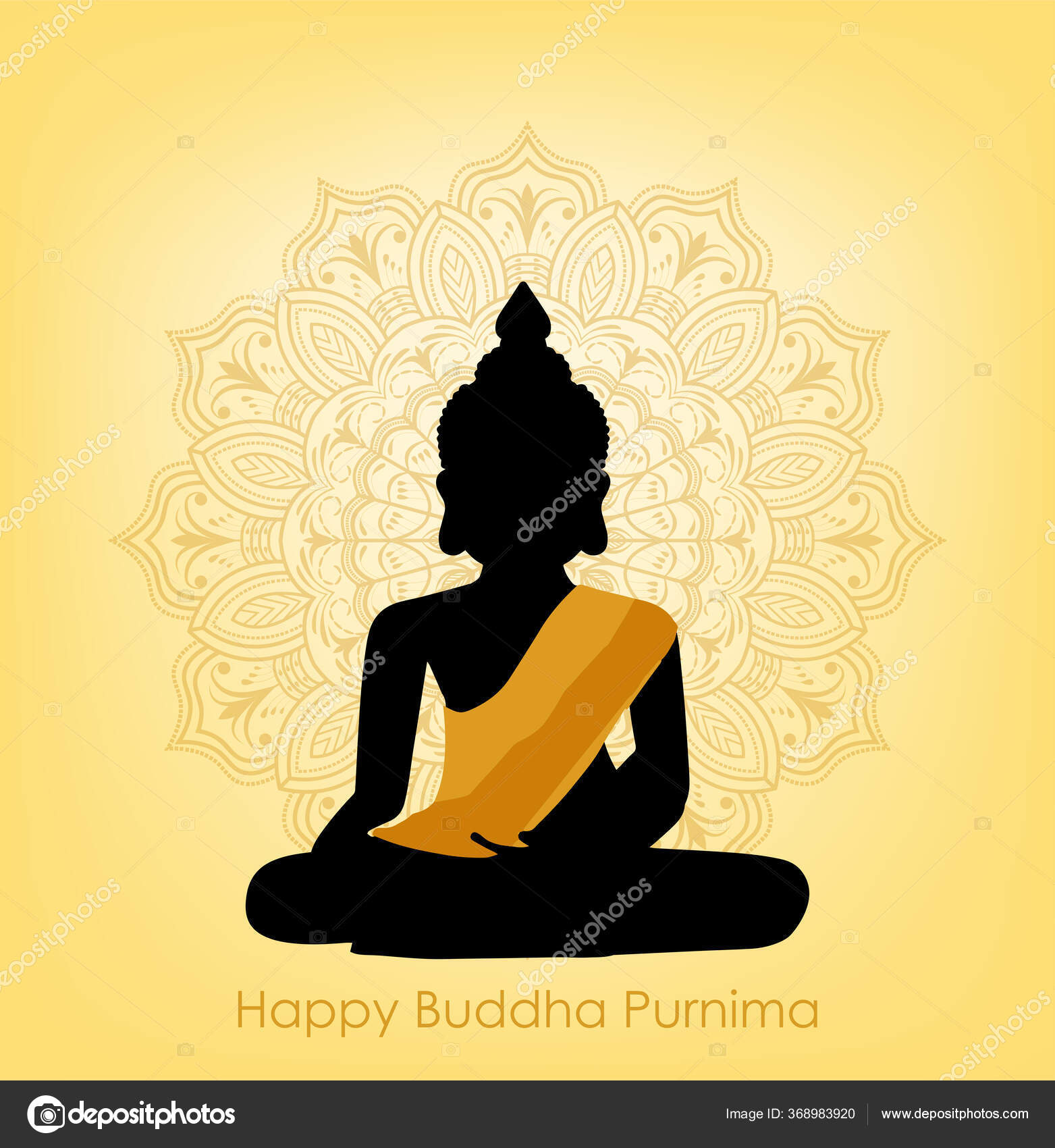 Creative Abstract Banner Poster Happy Buddha Purnima Vesak Day Nice ...