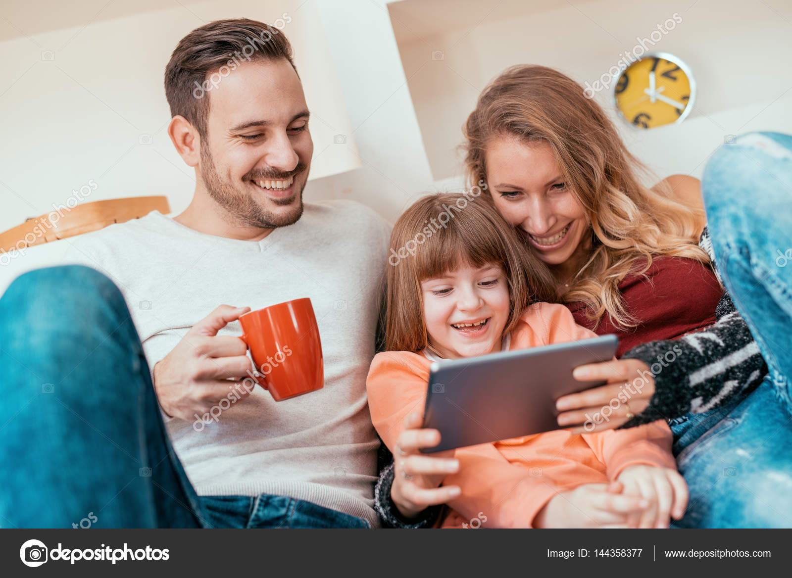 Happy family moments — Stock Photo © Ivanko1980 #144358377