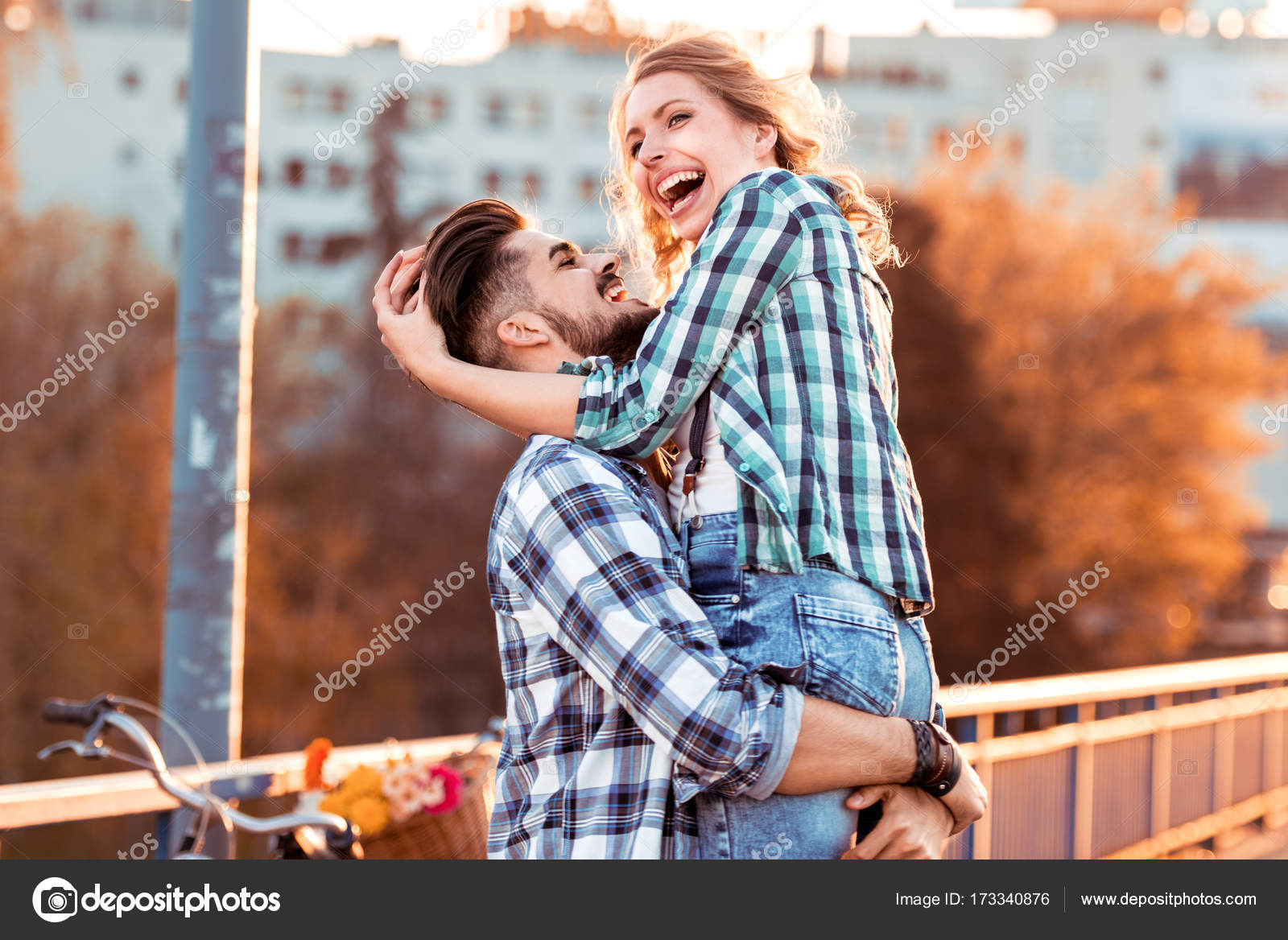 Happy couple having fun Stock Photo by ©Ivanko1980 173340876