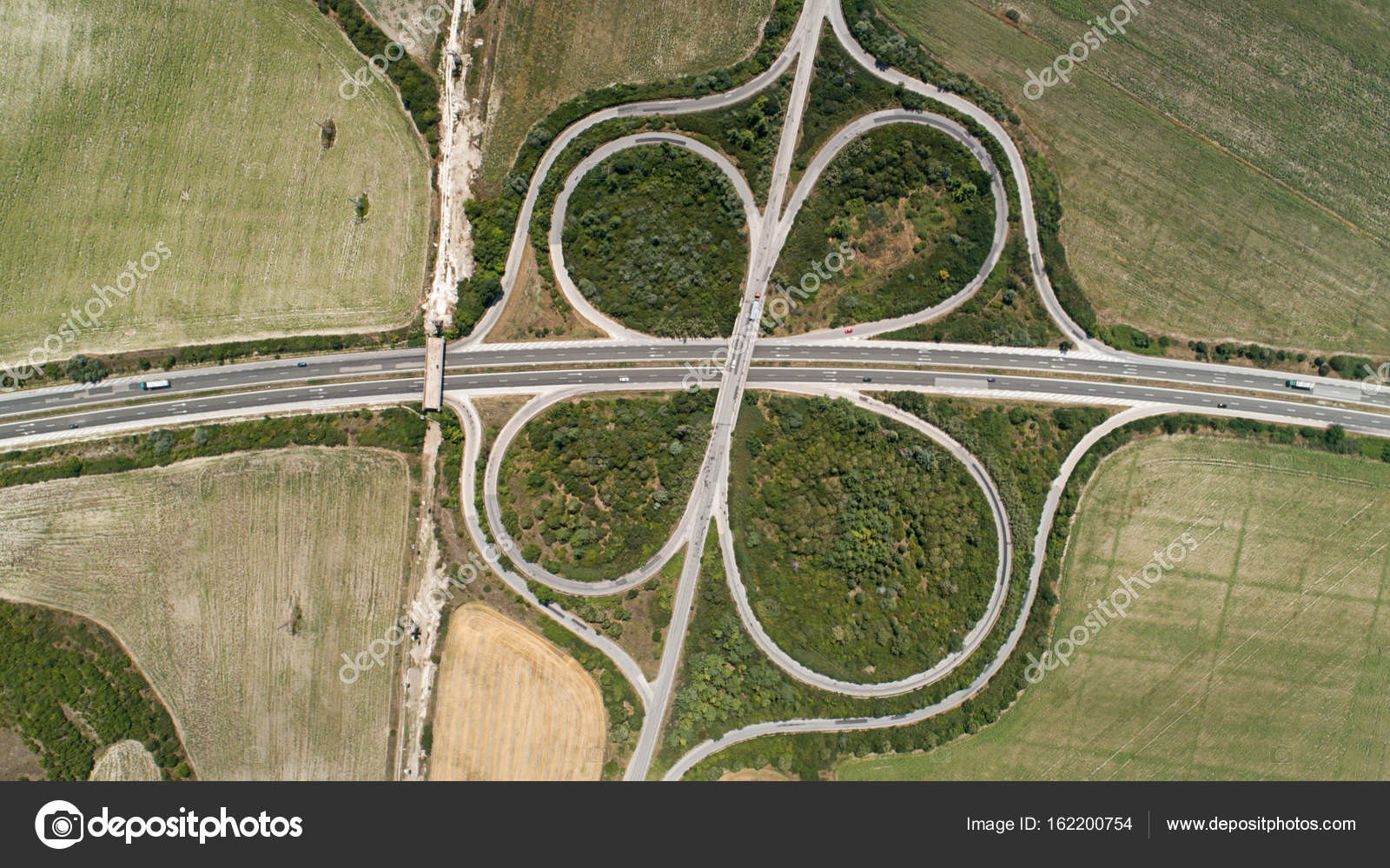 Road Intersection Top View