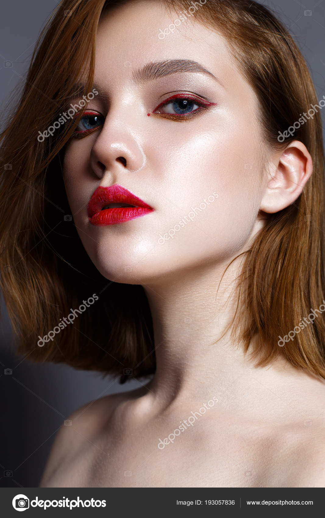 Beautiful Model Face Front