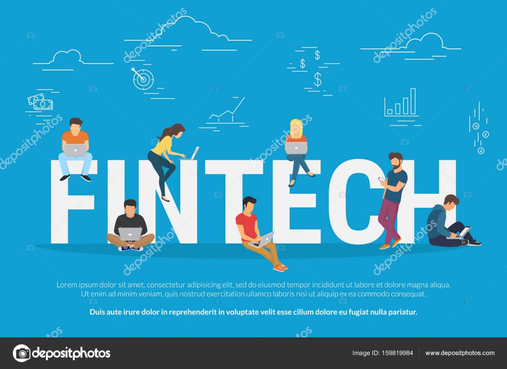 Fintech concept illustration Stock Vector Image by ©Julia_Tim #159819984