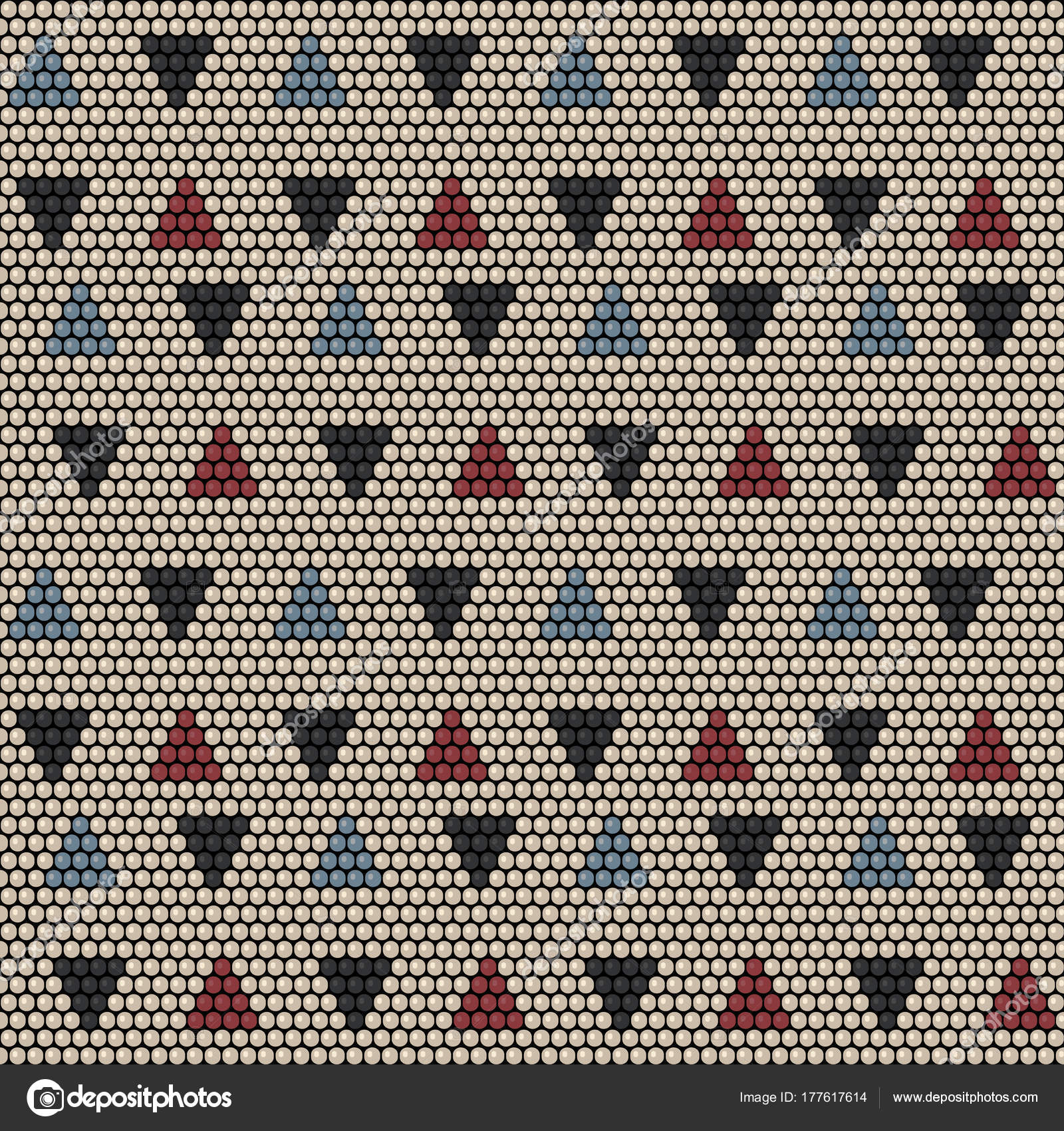 Bead ornament. African motifs. Seamless pattern. Stock Vector by ©Lora ...