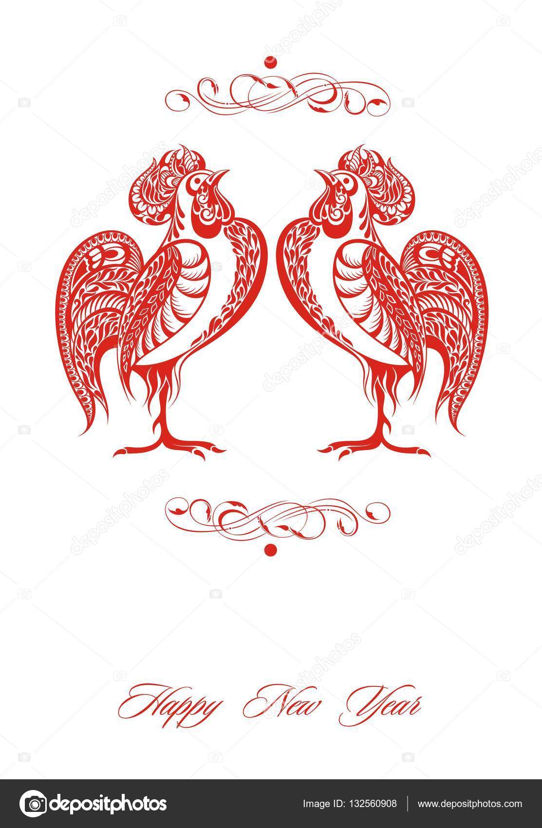 Stylized Chickens - Roosters Stock Vector Image by ©Ksyshakiss #132560908 Stylized Chickens - Roosters Stock Vector Image by ©Ksyshakiss #132560908