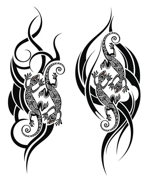 1,630 Lizard tattoo Vector Images | Depositphotos