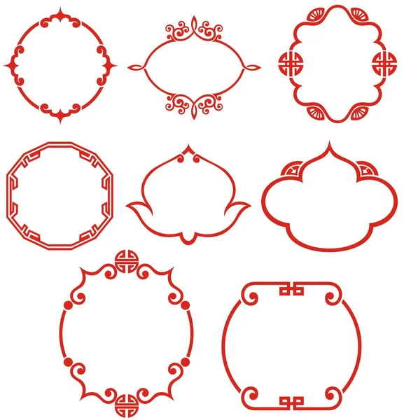 Unfilled frames and borders set, hand drawn vector illustration on ... Unfilled frames and borders set, hand drawn vector illustration on ...