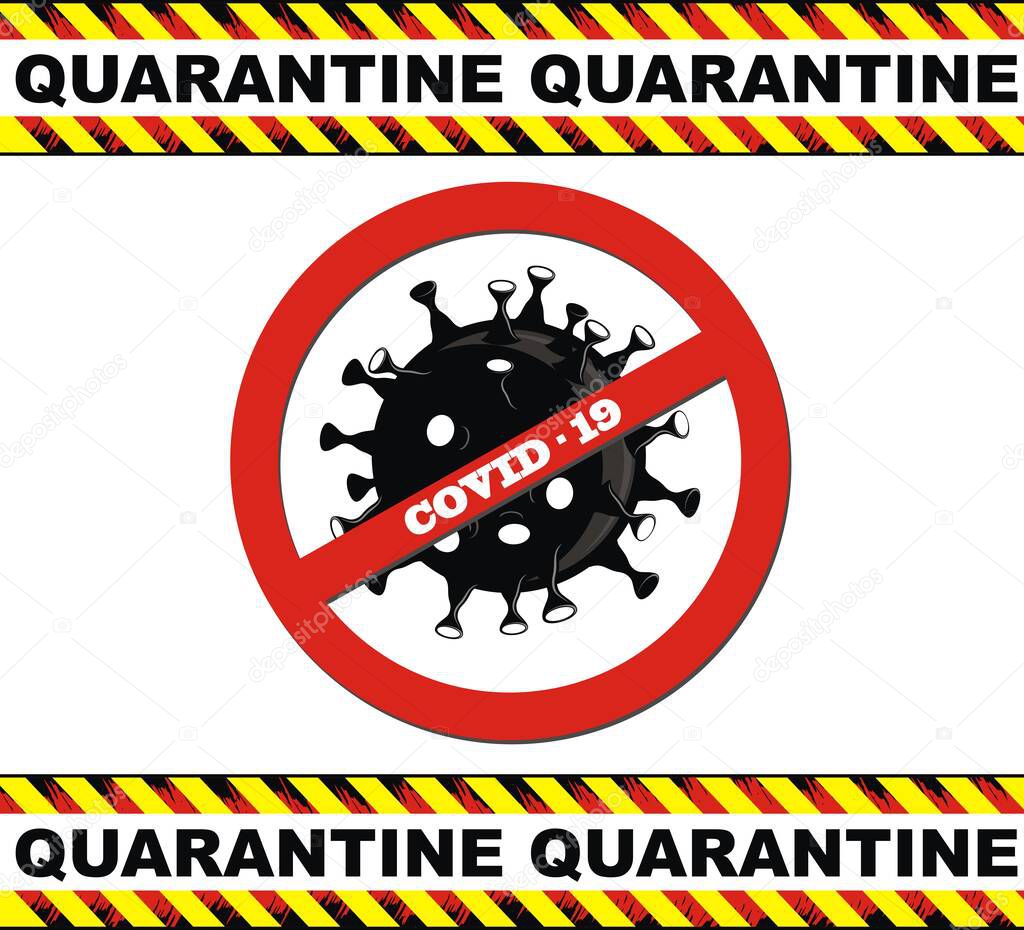 Signo de advertencia en casa, detener la propagación de gérmenes ...