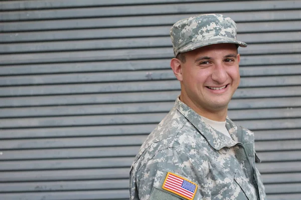 Happy american soldier Stock Photos, Royalty Free Happy american ...