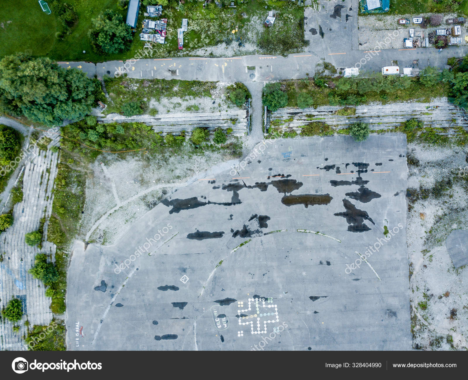 Aerial View Board Game Drone — Stock Photo © oiramn #328404990