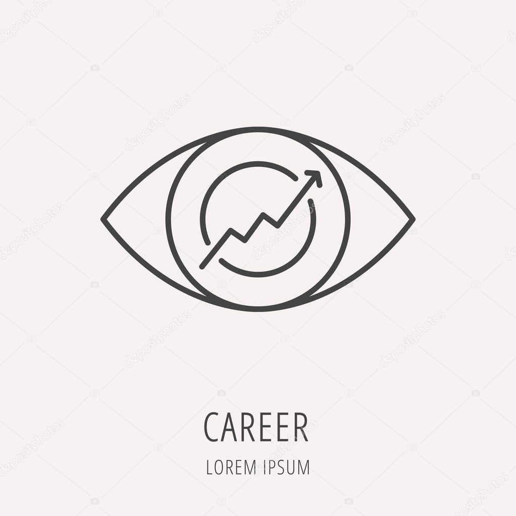 Vector Simple Logo Template Career Stock Vector Image by ©andrei45454 ...