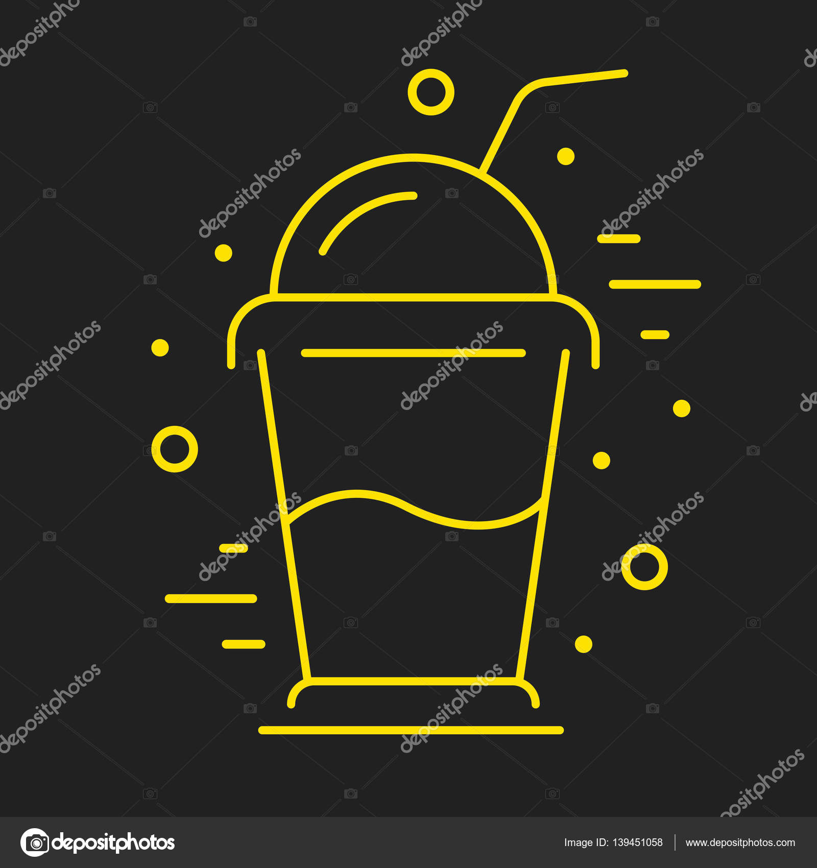 Line Logo Food or Drink Stock Vector by ©andrei45454 139451058