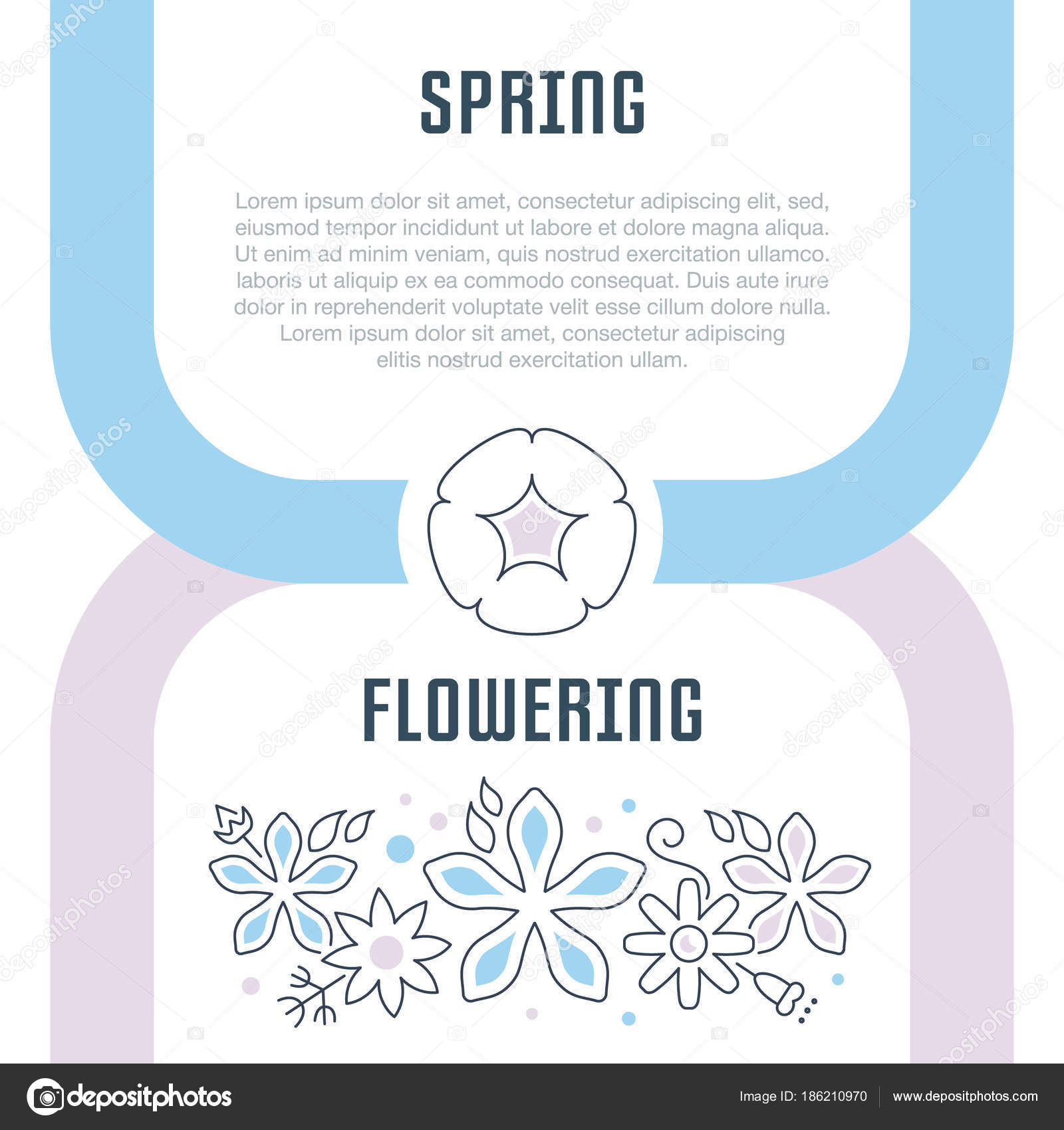 Website Banner and Landing Page of Spring. Stock Vector by ©andrei45454 ...