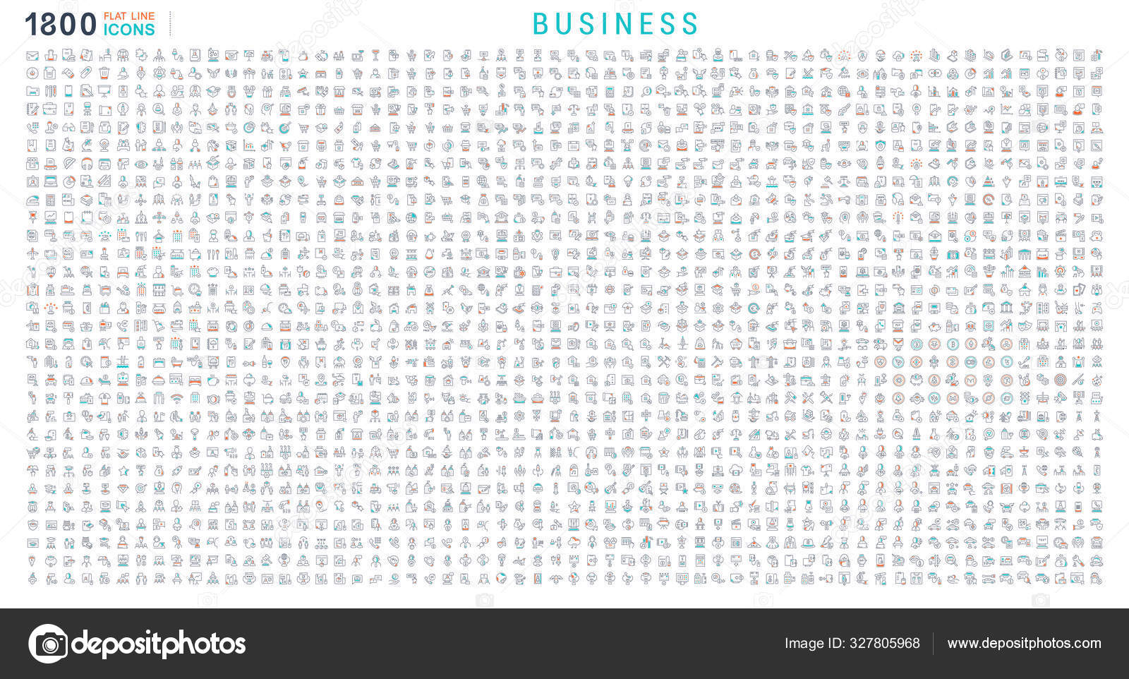 Collection Linear Icons of Business Stock Vector Image by ©andrei45454 ...