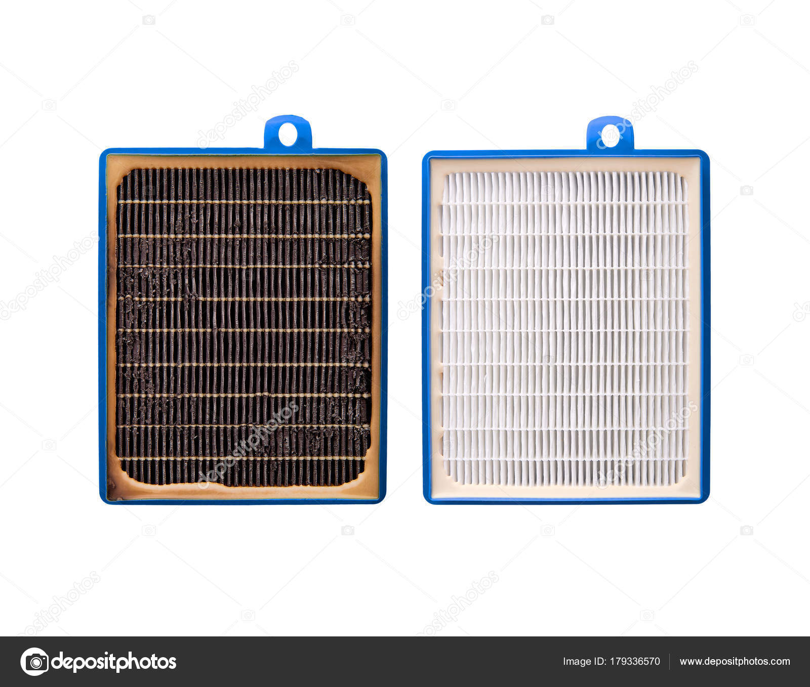 High efficiency air filter for HVAC system. filter in a vacuum cleaner ...