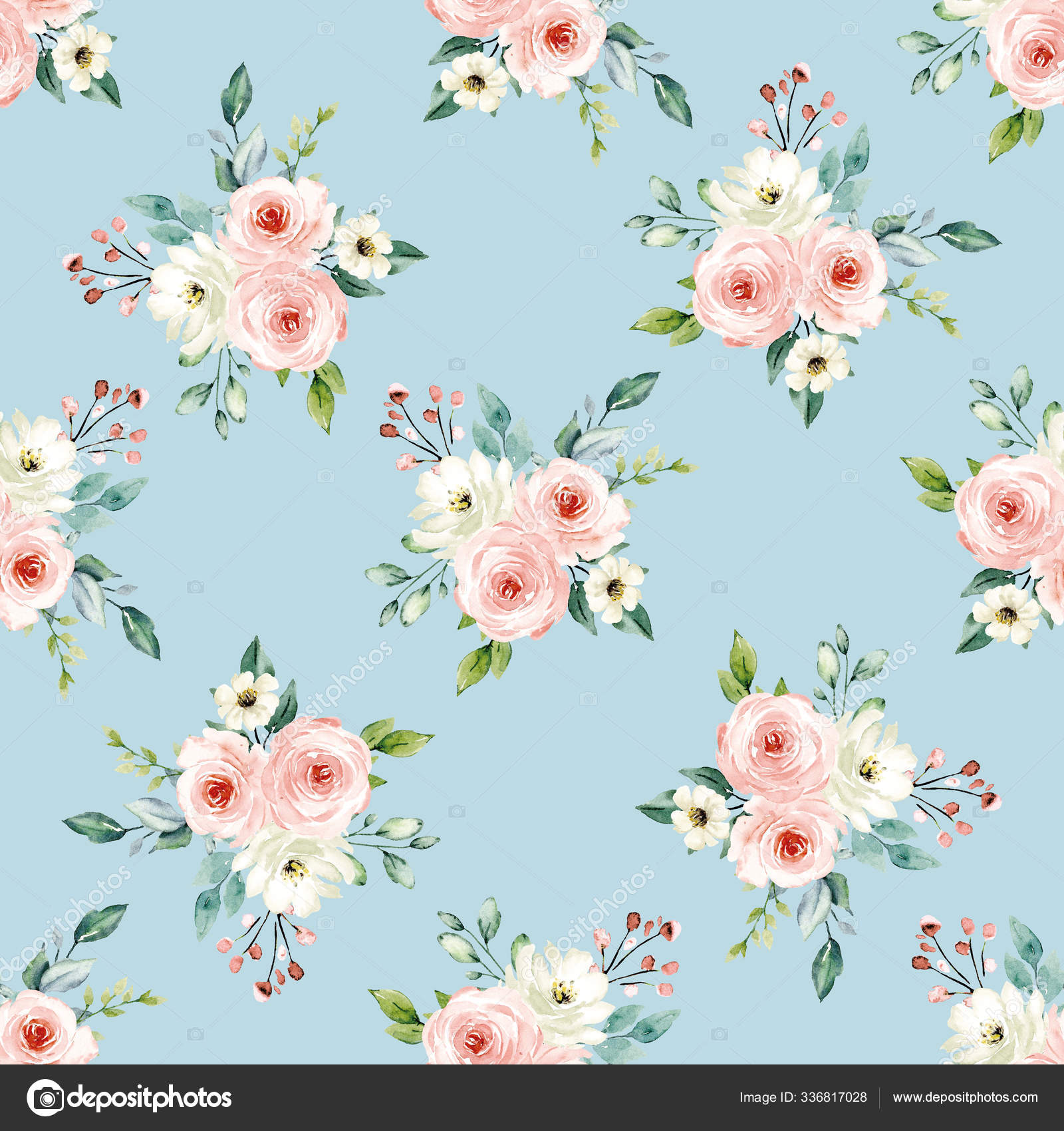 Floral Print Wallpaper