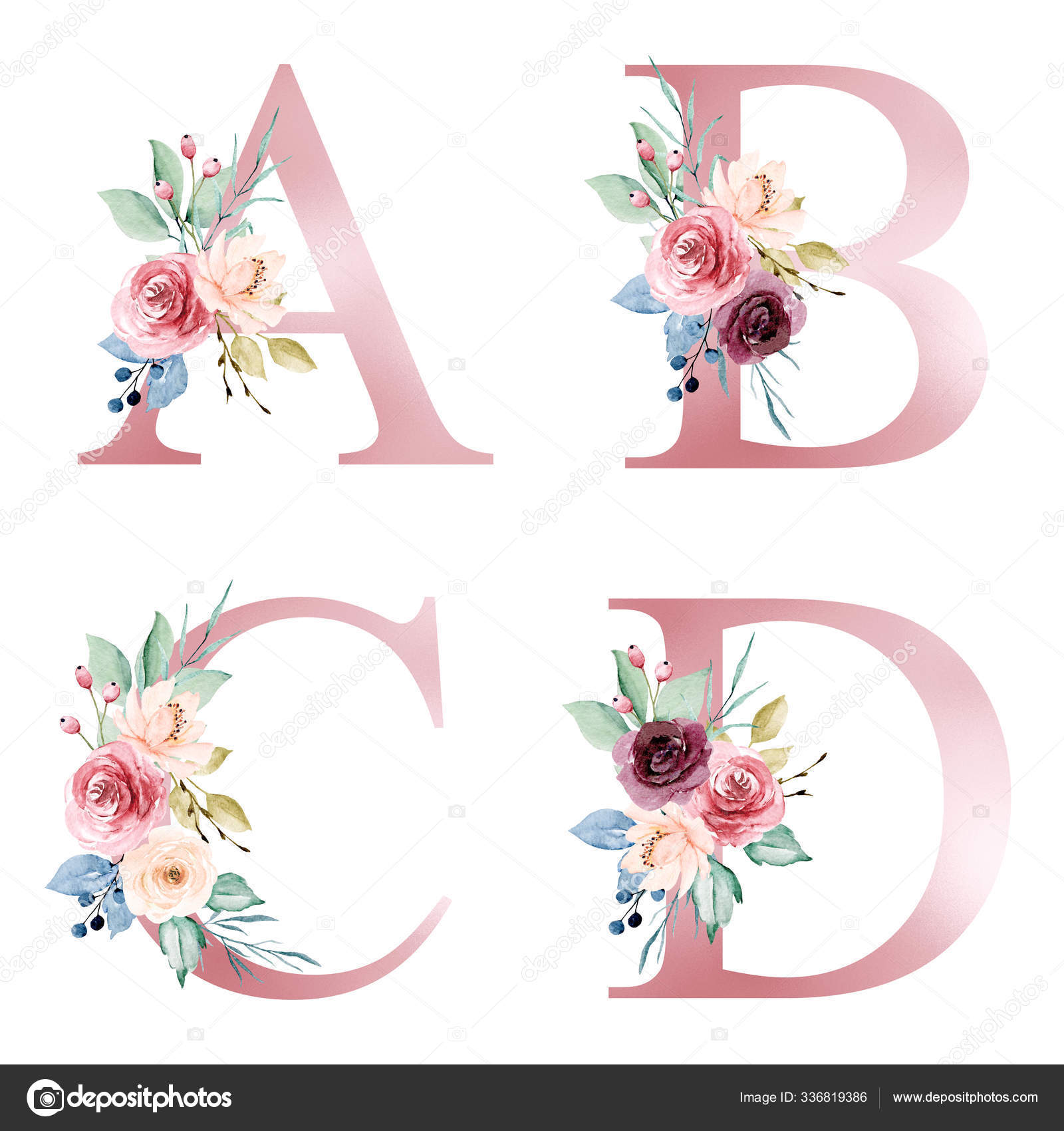Alfabeto Floral Letras Con Flores Acuarela Diseno Arte Creativo Images Alfabeto Floral Letras Con Flores Acuarela Diseno Arte Creativo Images