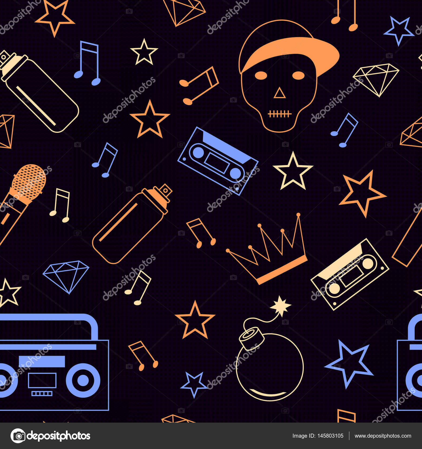 Hip Hop Music Background