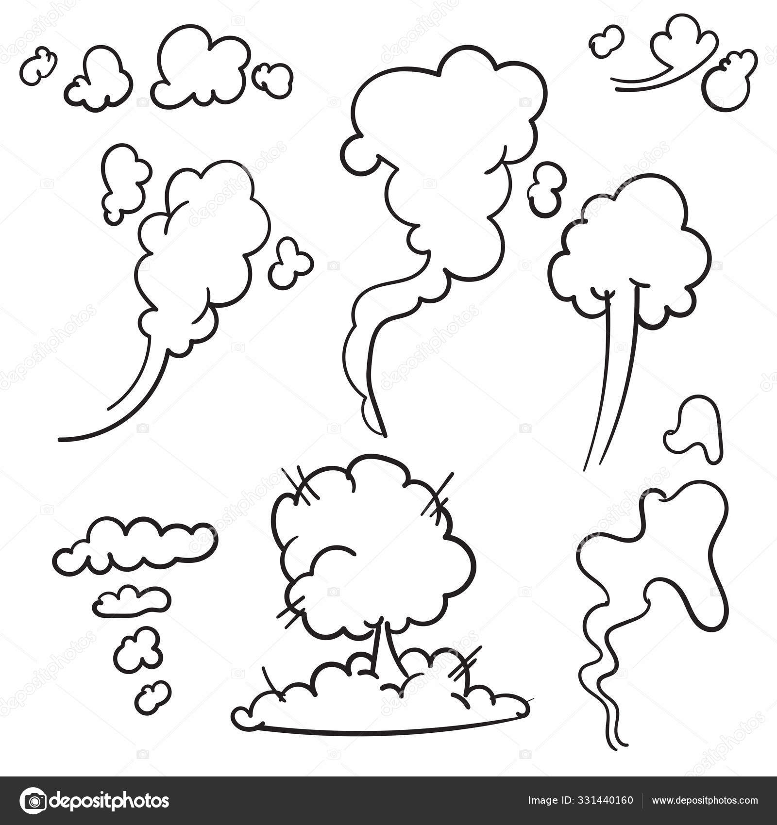 Smoke Cloud Drawing