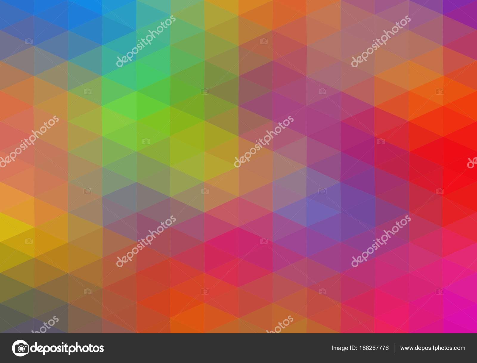 Colorful Background Consisting Triangles Different Colors Row Next Each ...