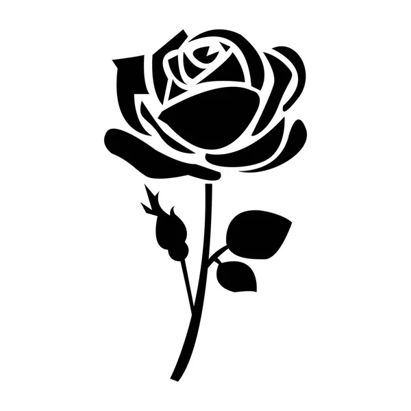 Simple rose icon — Stock Vector © AngBay #148361399