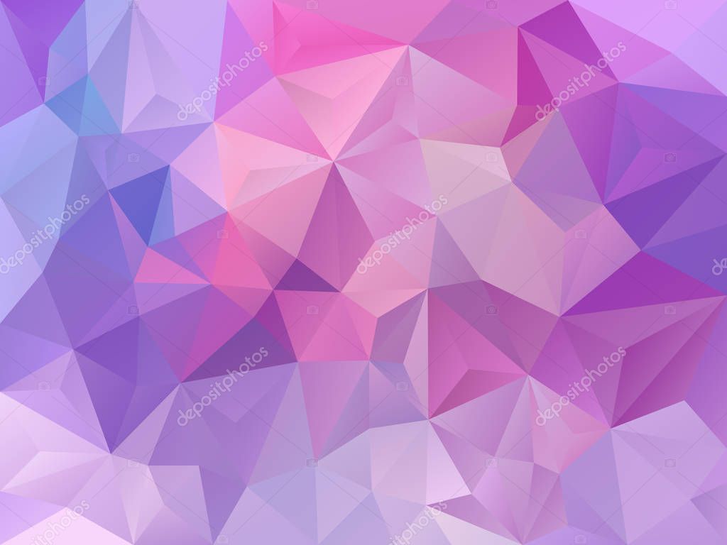 Vector Abstract Irregular Polygon Background With A Triangle Pattern In