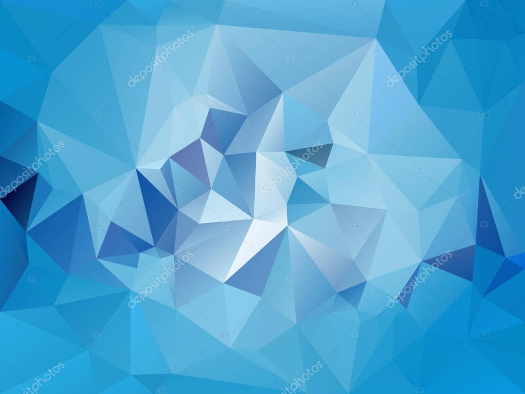 Vector Abstract Irregular Polygon Background With A Triangle Pattern In