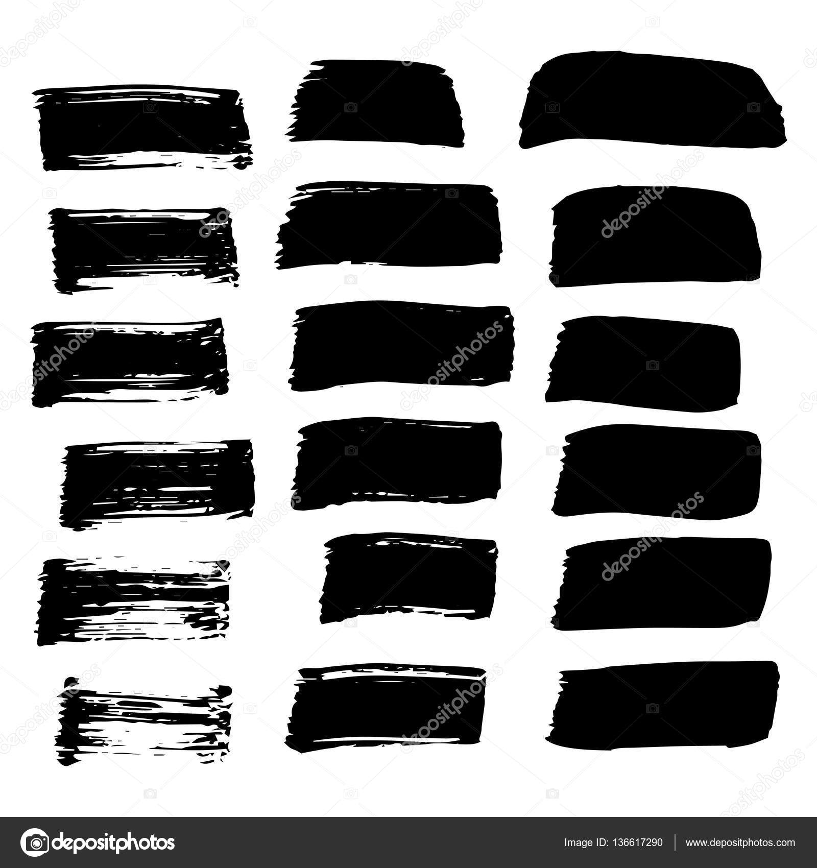 Hand-drawn ink collection Stock Vector Image by ©TAkhmet #136617290