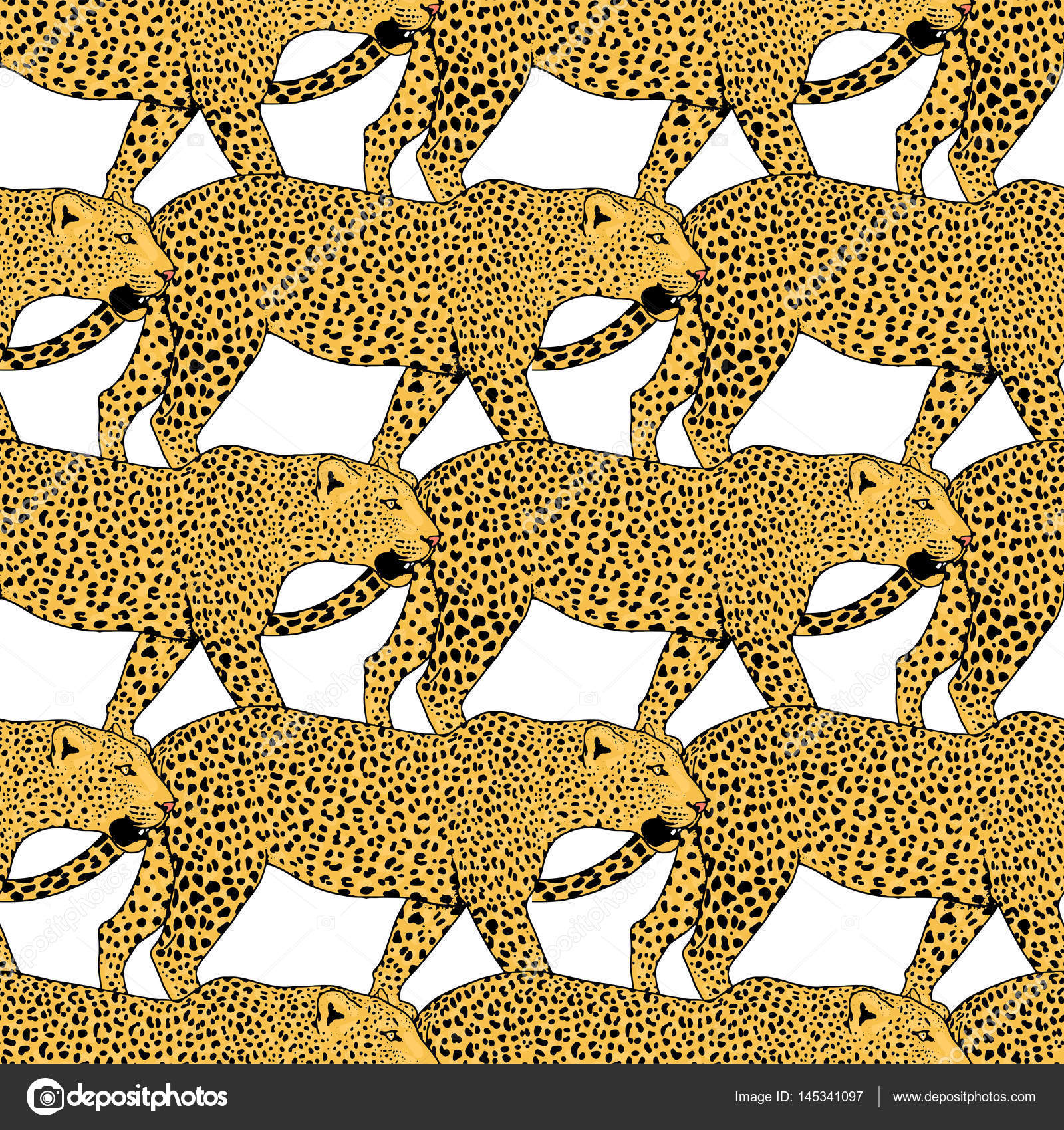 Leopard face tattoo , illustration, print — Stock Photo © TAkhmet ...