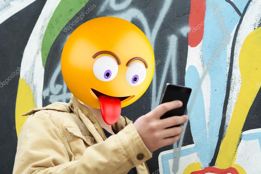 Emoji head man Stock Photo by ©nicomenijes 126930926