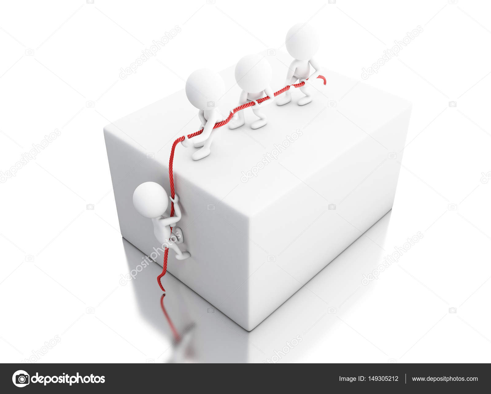 3d team work. Business concept. Stock Photo by ©nicomenijes 149305212