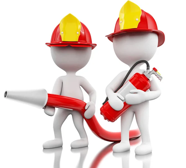 3d small - fireman — Stock Photo © AnatolyM #4021260