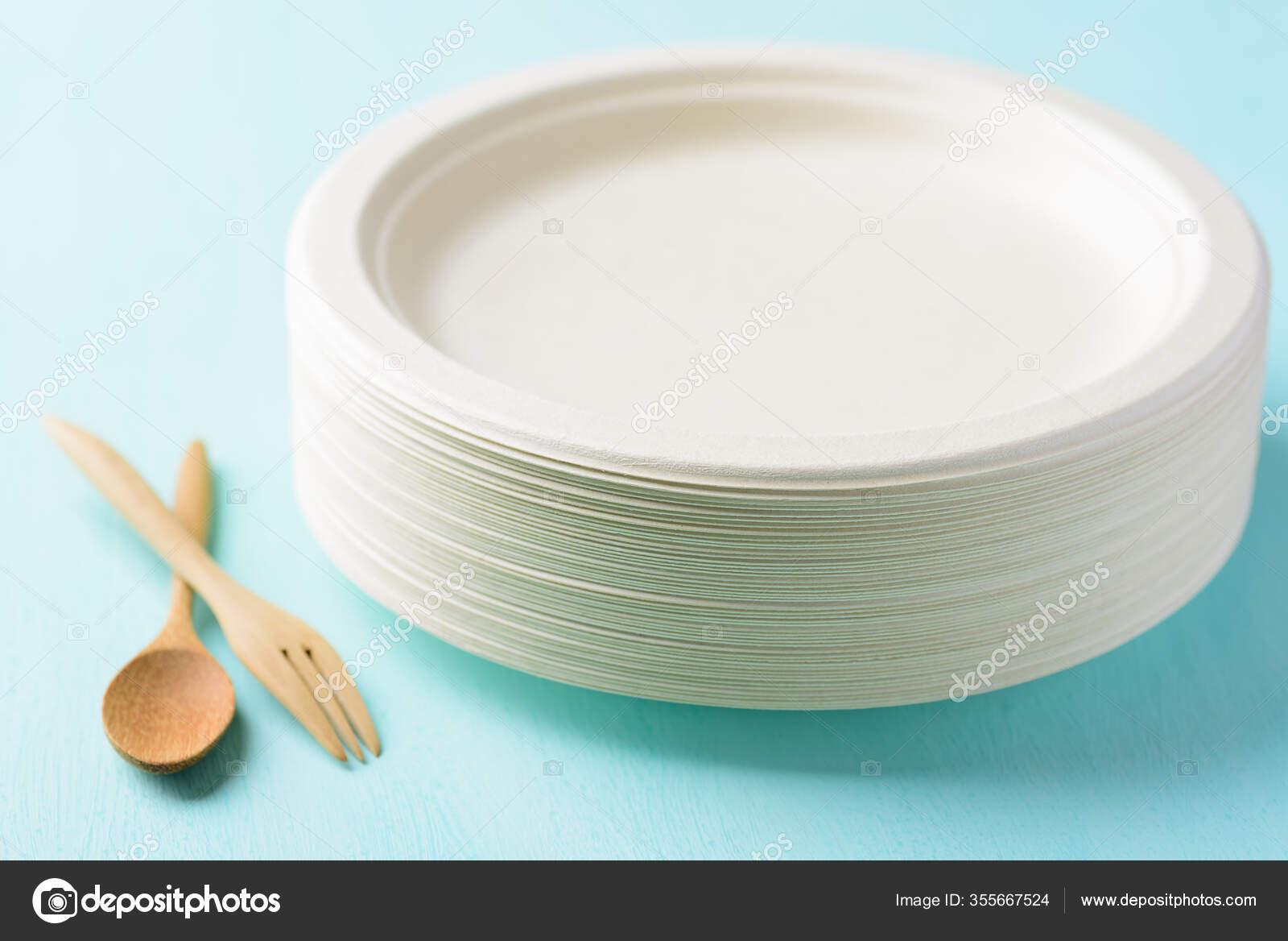 Stack Biodegradable Plate Compostable Plate Eco Friendly Disposable ...