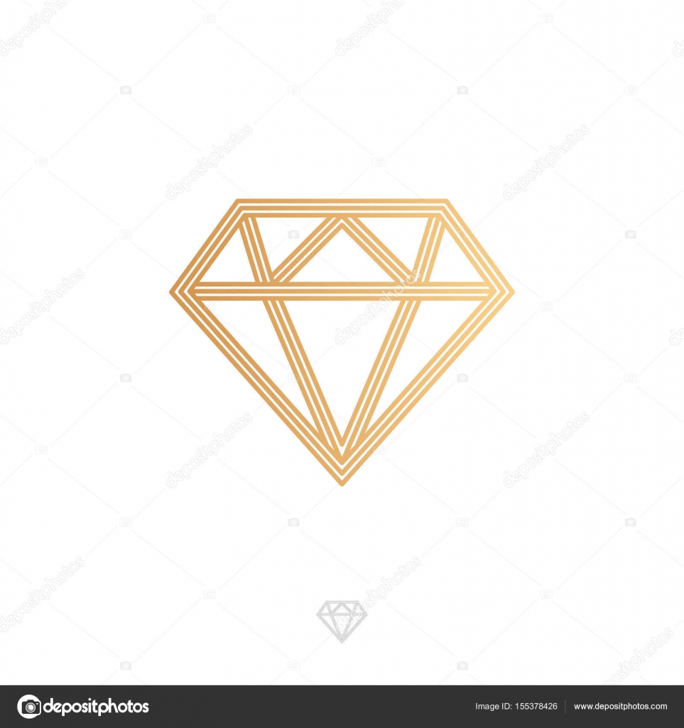 Geometric symbol of diamond Stock Vector by ©kovalto1 155378426