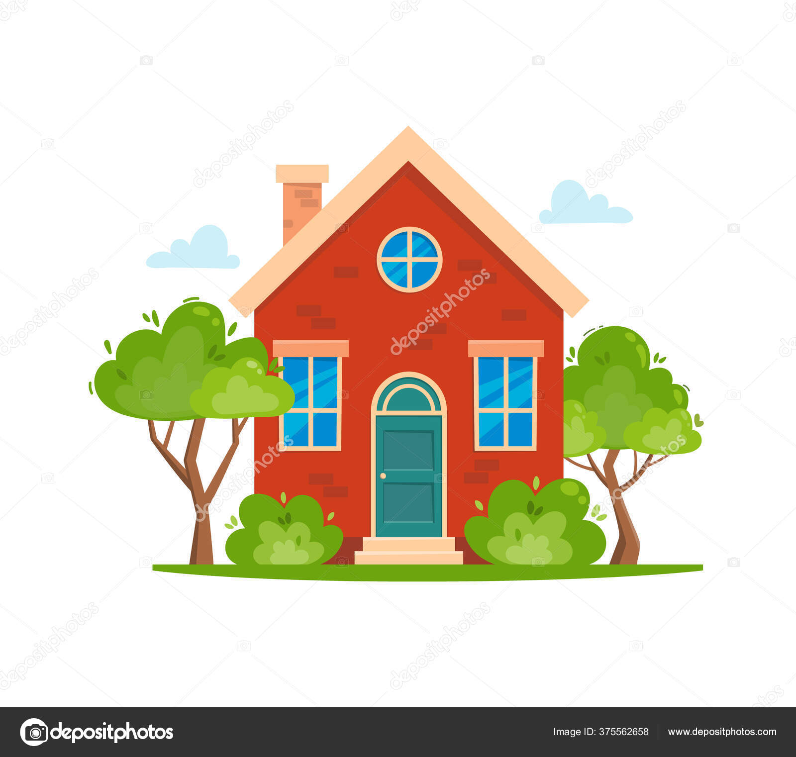 Icono De La Casa Roja