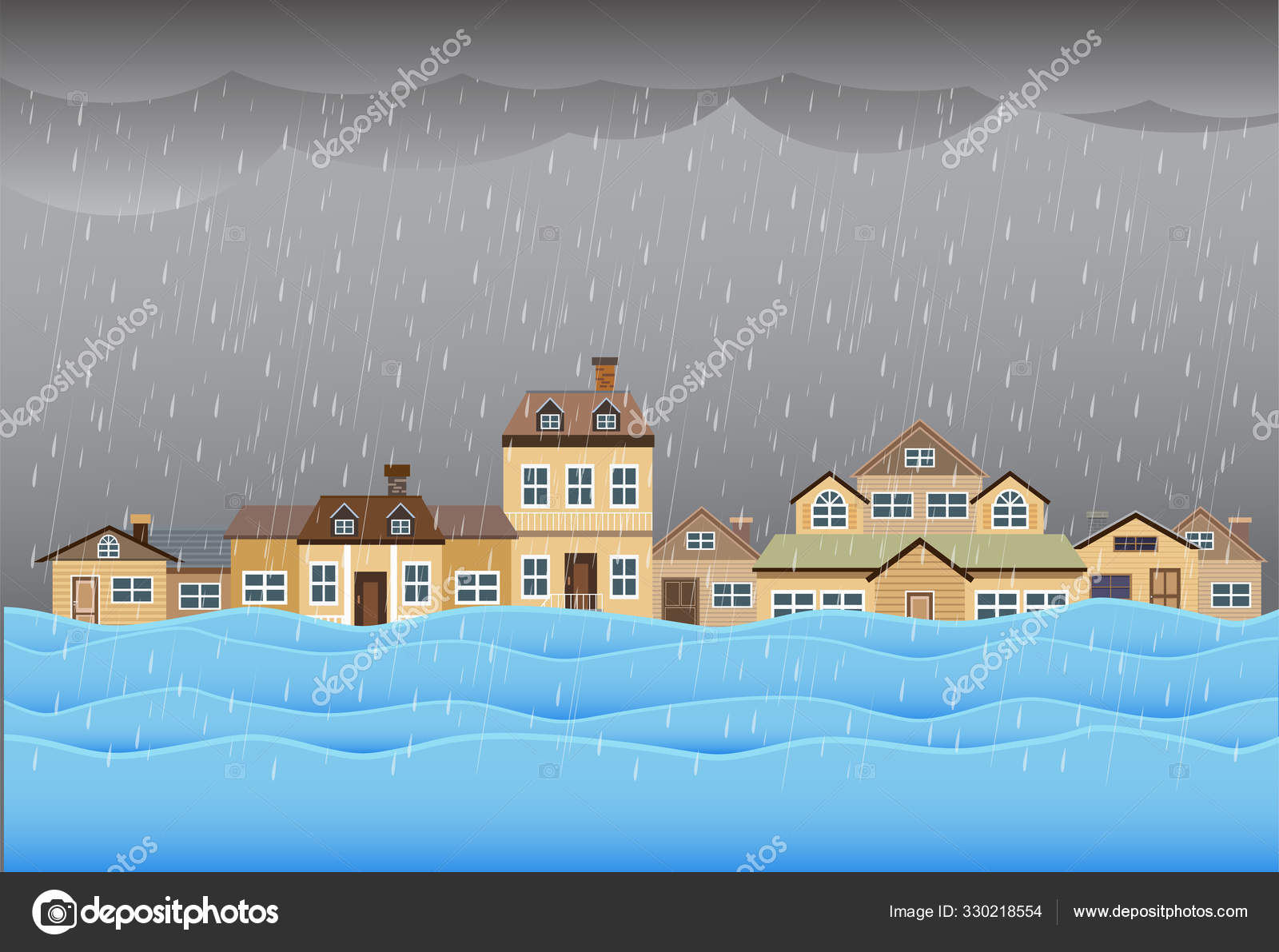 Flash Flood Animation