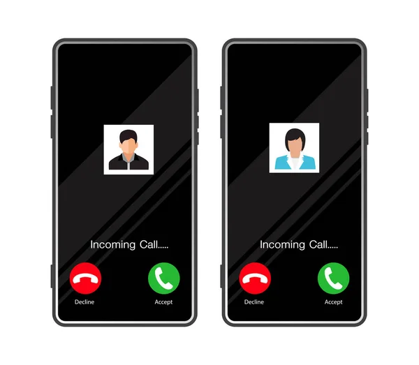 100,000 Incoming call screen Vector Images | Depositphotos