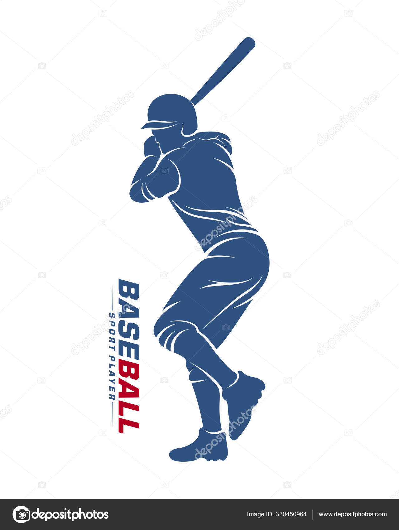 Baseball Player Vector
