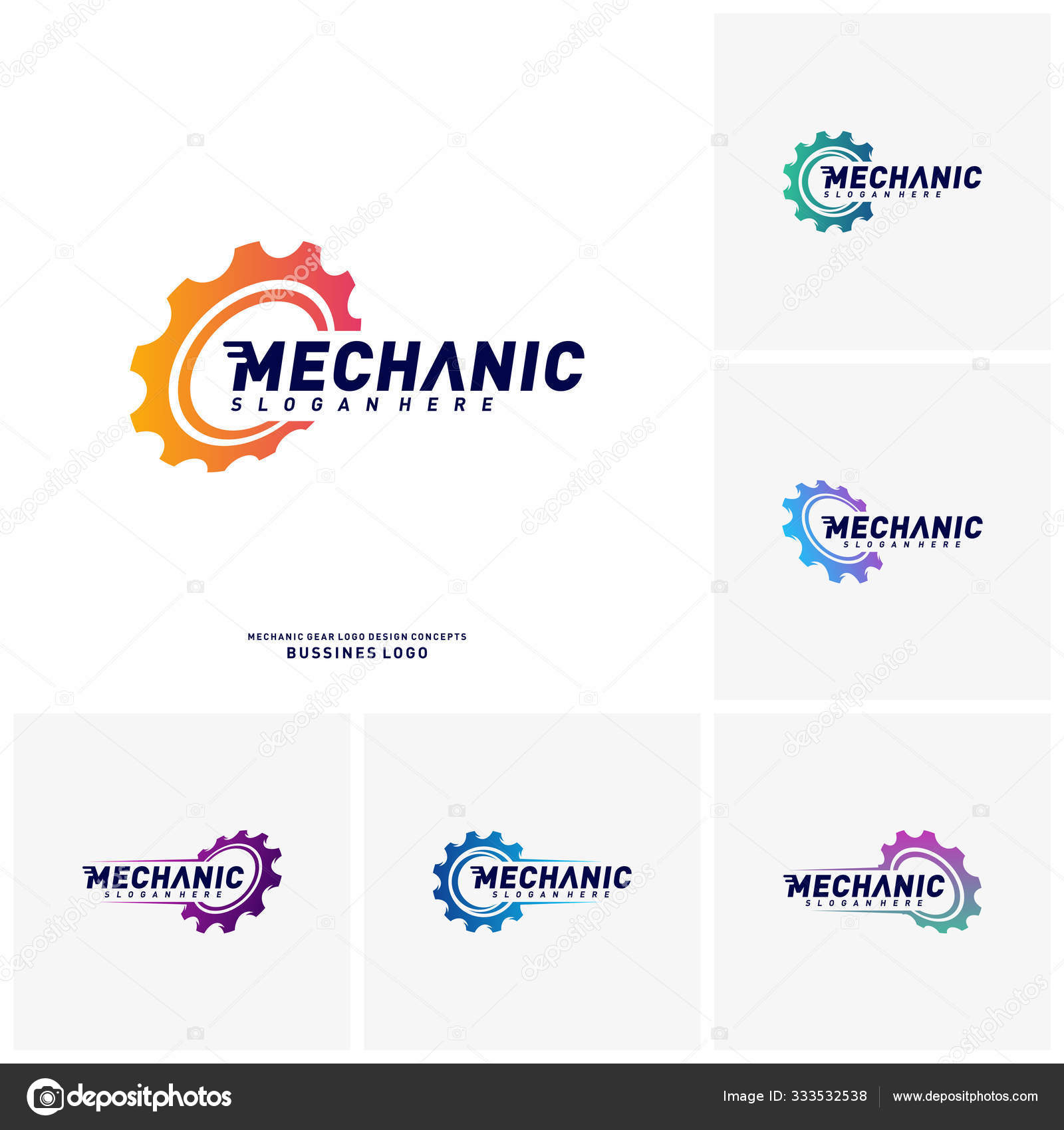 Mechanical Gear Logo Design