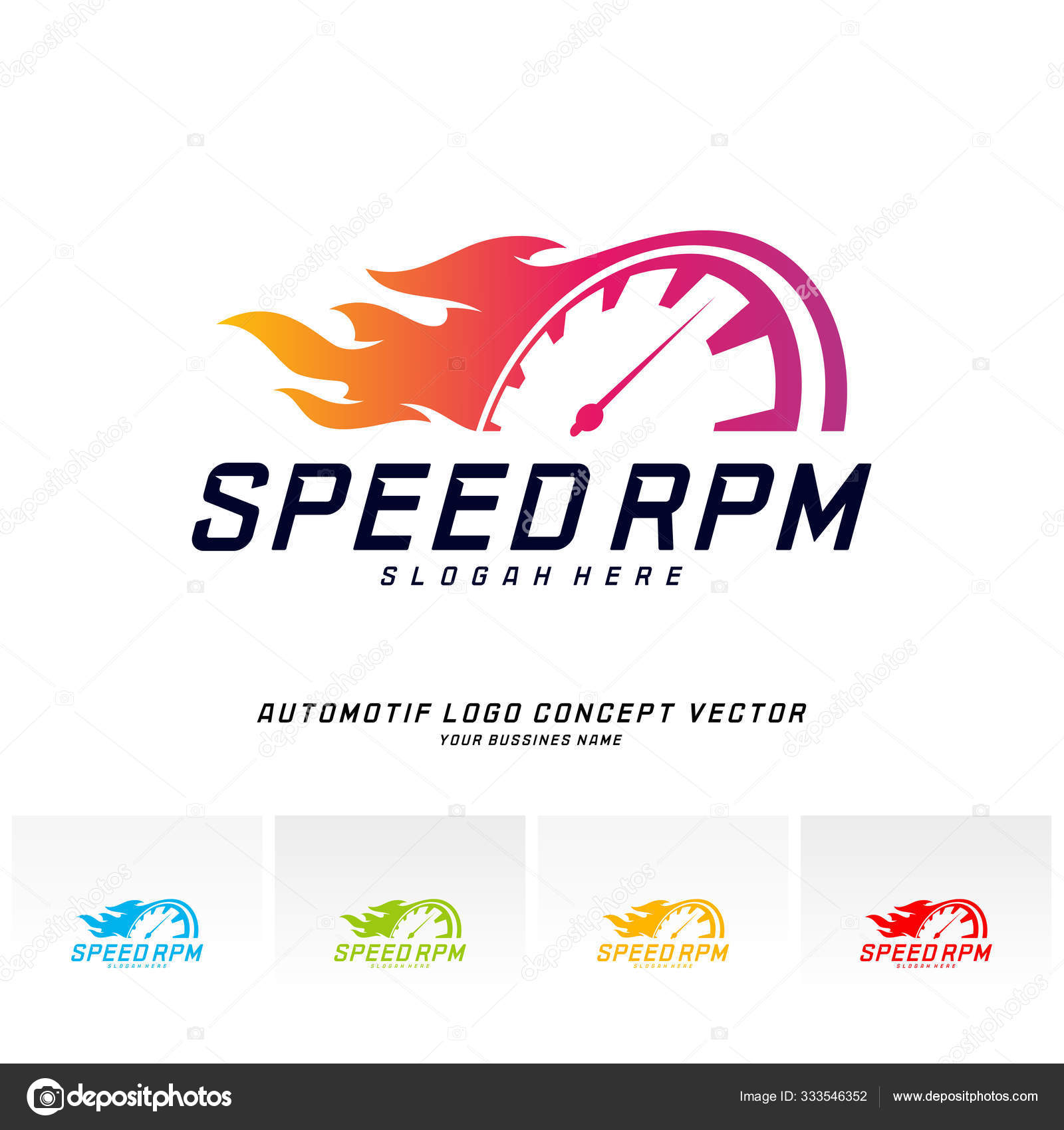 Speed Logo Design Vector