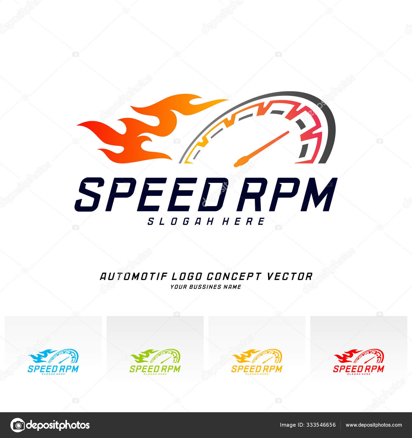 Speed Logo Design Vector
