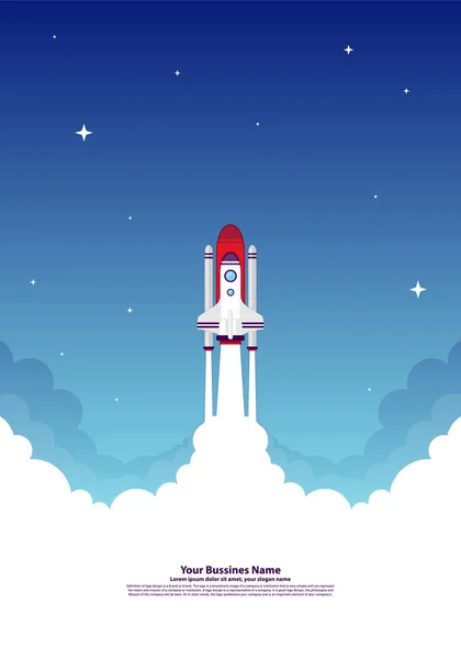 100,000 Rocket background Vector Images | Depositphotos