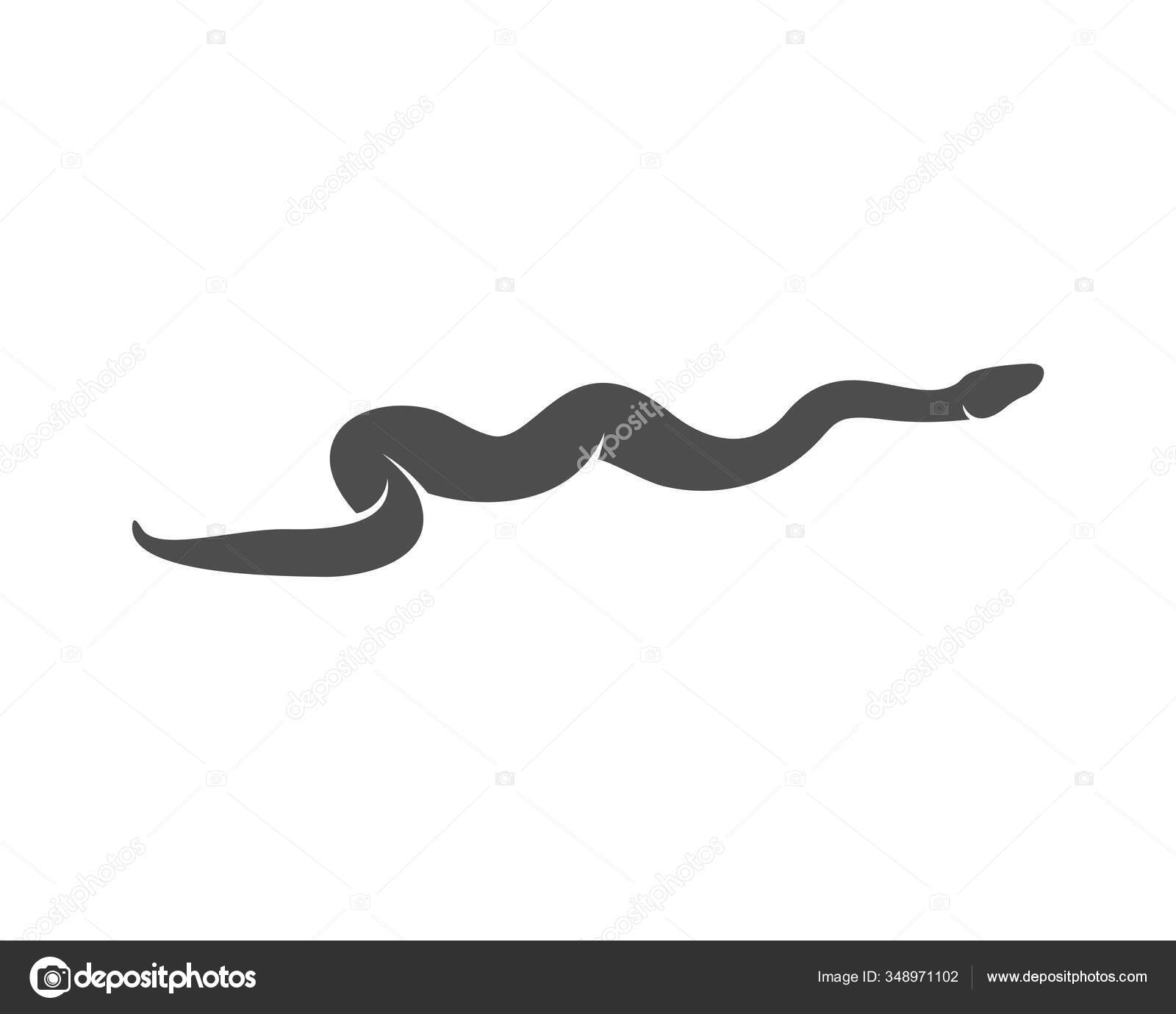 Python Snake Silhouette